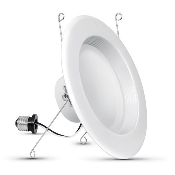 Feit Electric Enhance Bright White 5-6 In. W Aluminum LED Dimmable ... Feit Electric Enhance Bright White 5-6 In. W Aluminum LED Dimmable ...